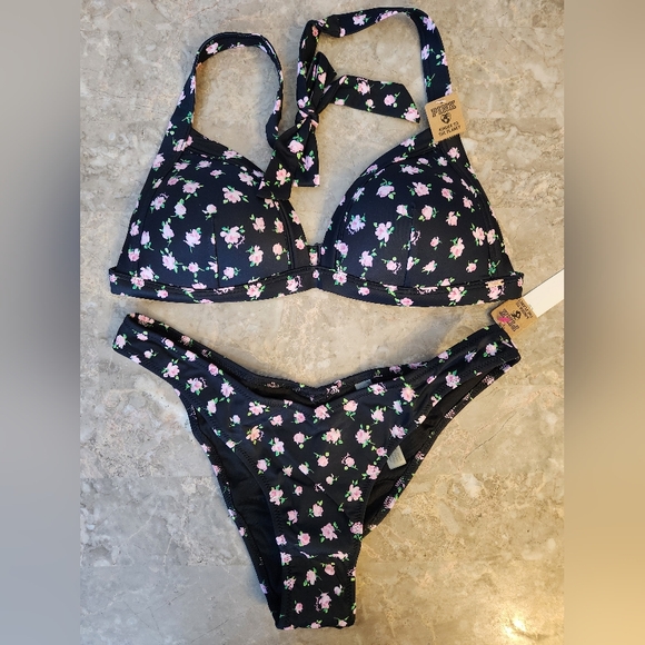 PINK Victoria's Secret | Swim | Mm Vs Pink Swim Pushup Bikini Top V ...